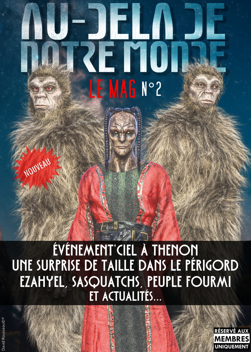 David Rousseau Auteur des livres à succès "Au-Delà De Notre Monde"